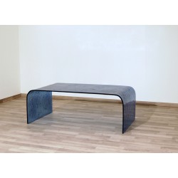 Tavolino in Cristallo Curvato, Art. 1072, Italy 1970