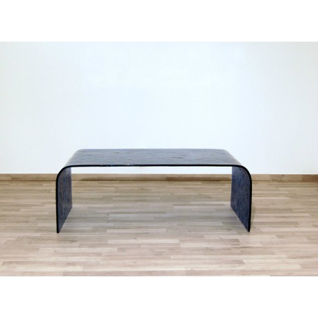 Tavolino in Cristallo Curvato, Art. 1072, Italy 1970